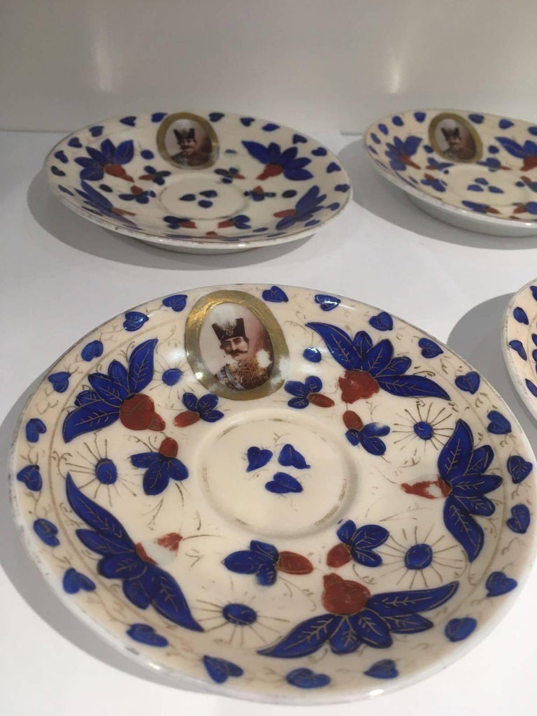 19th Century Qajari Porcelain Bohemian Tea Set For Sale at 1stDibs ...