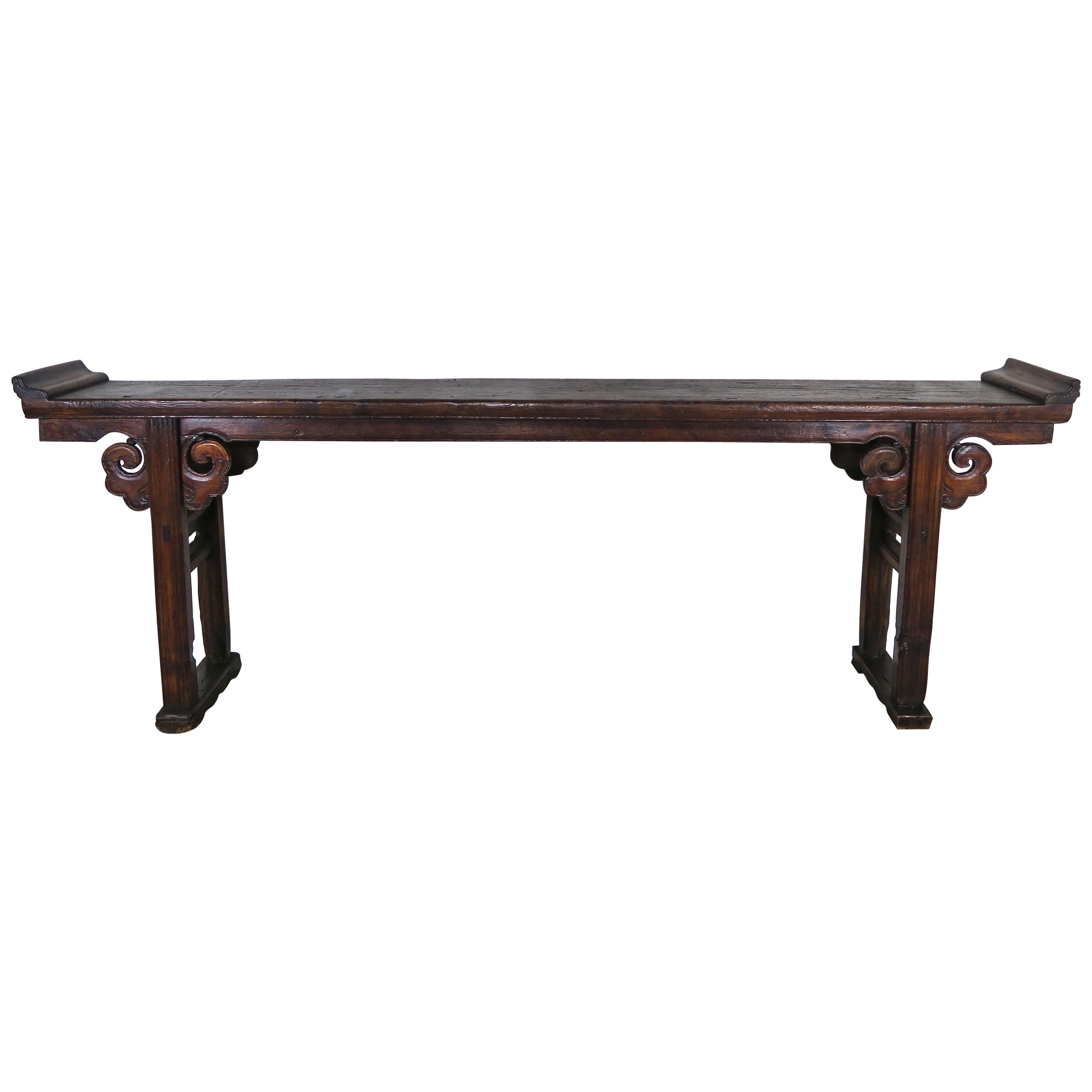 19th Century Qing Dynasty Chinese Altar Table at 1stDibs