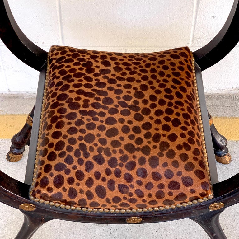19th Century Rams Head Curule Bench For Sale at 1stDibs