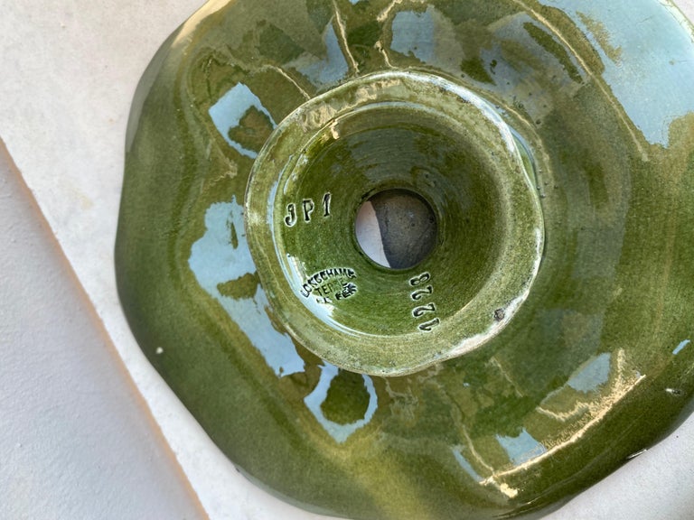 19th Century Rare French Majolica Oyster Server Longchamp For Sale at ...