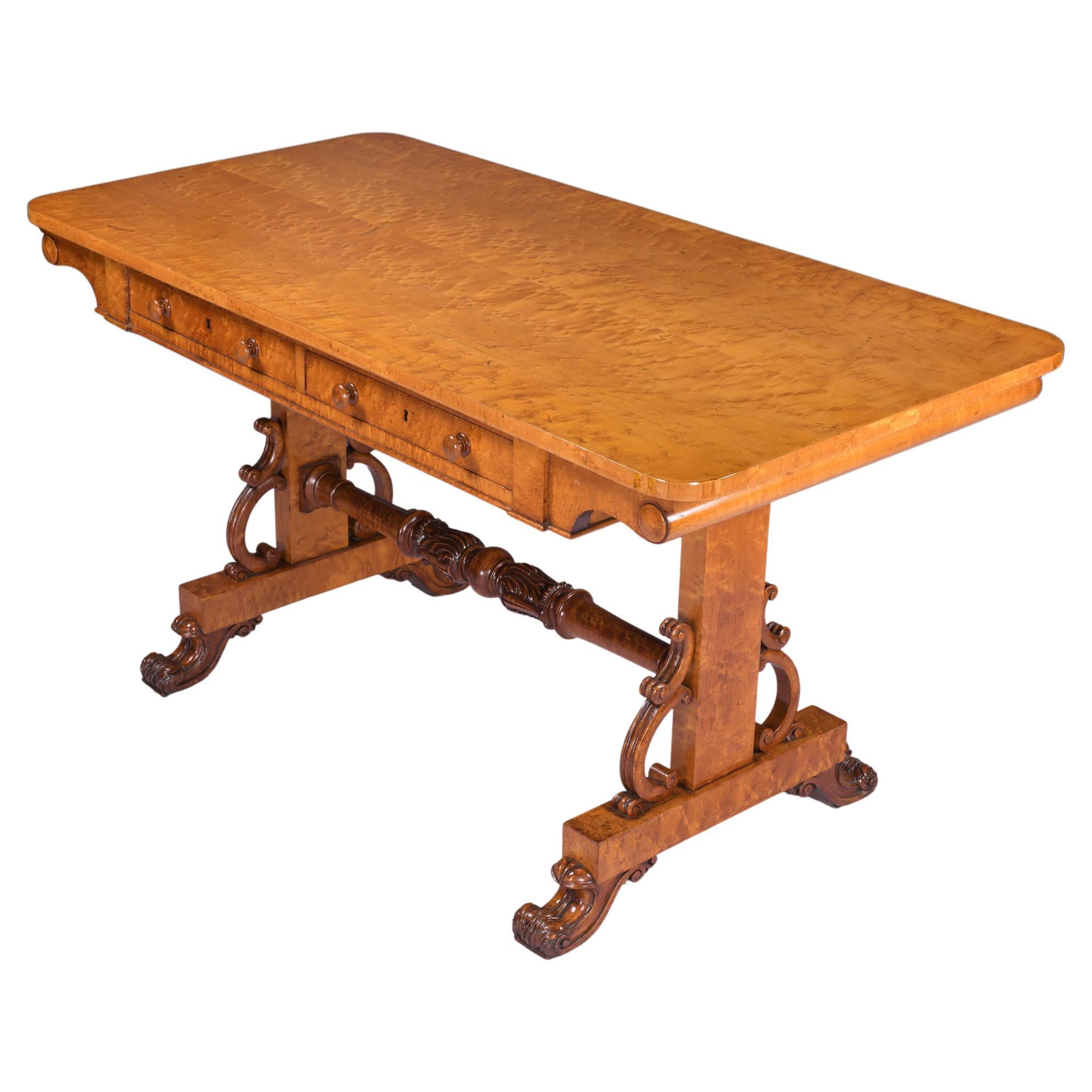 19th Century French Library Table at 1stDibs