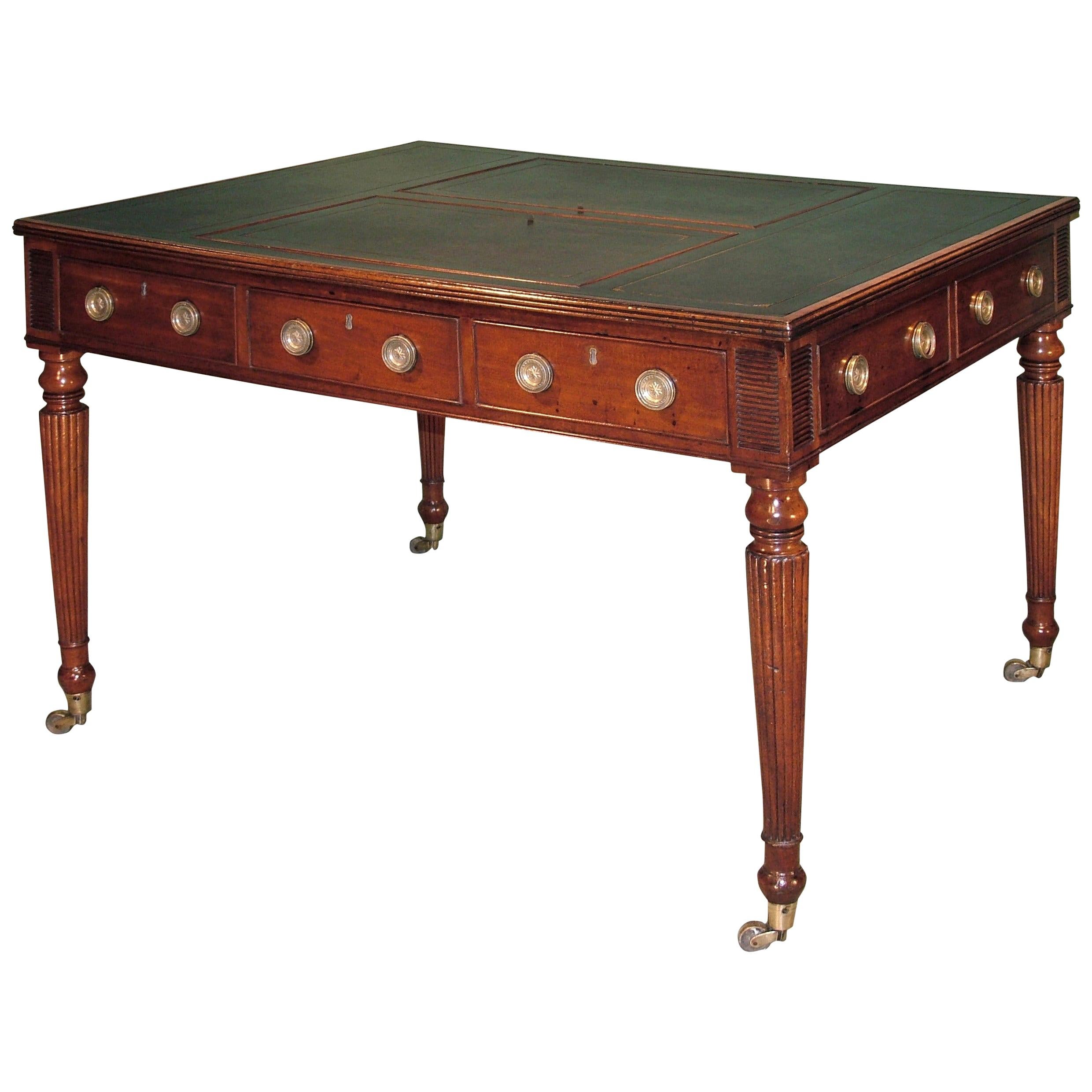 Early 19th Century Regency Birch Writing Table at 1stDibs