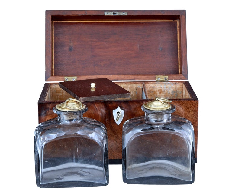 19th Century Regency Mahogany Caddy at 1stDibs