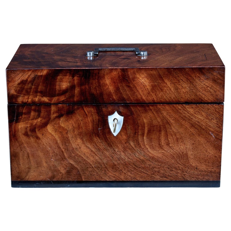 19th Century Regency Mahogany Caddy at 1stDibs