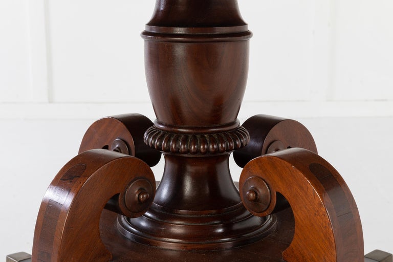 19th Century Regency Mahogany Large Circular Centre Table For Sale at ...