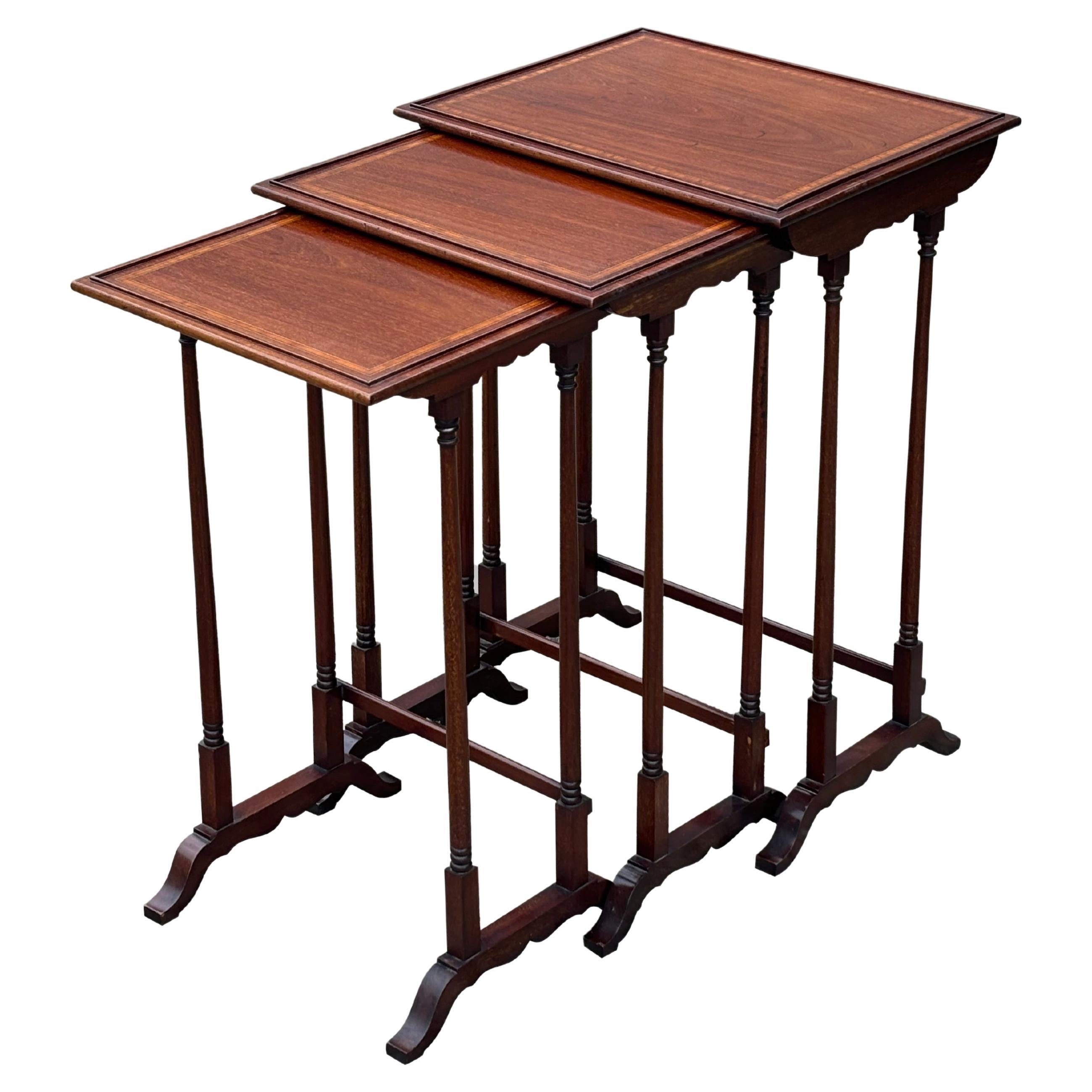 19th Century Regency Period Nest of Tables For Sale at 1stDibs