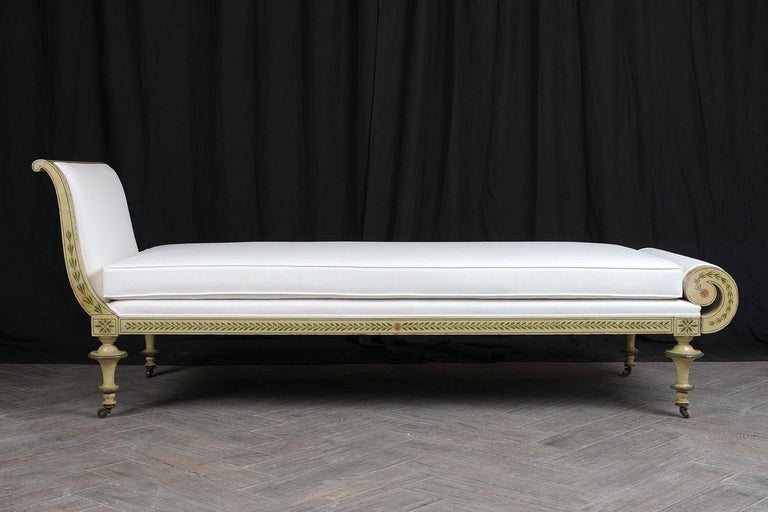 19th Century Regency Style Chaise Lounge For Sale at 1stdibs