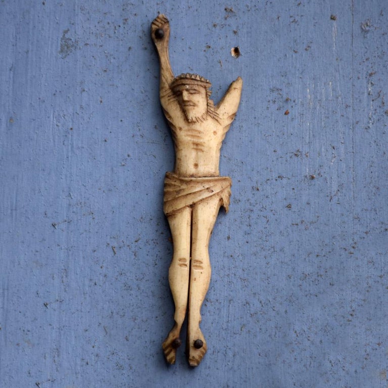 19th Century Reliquary Wax Figure of Baby Jesus at 1stDibs