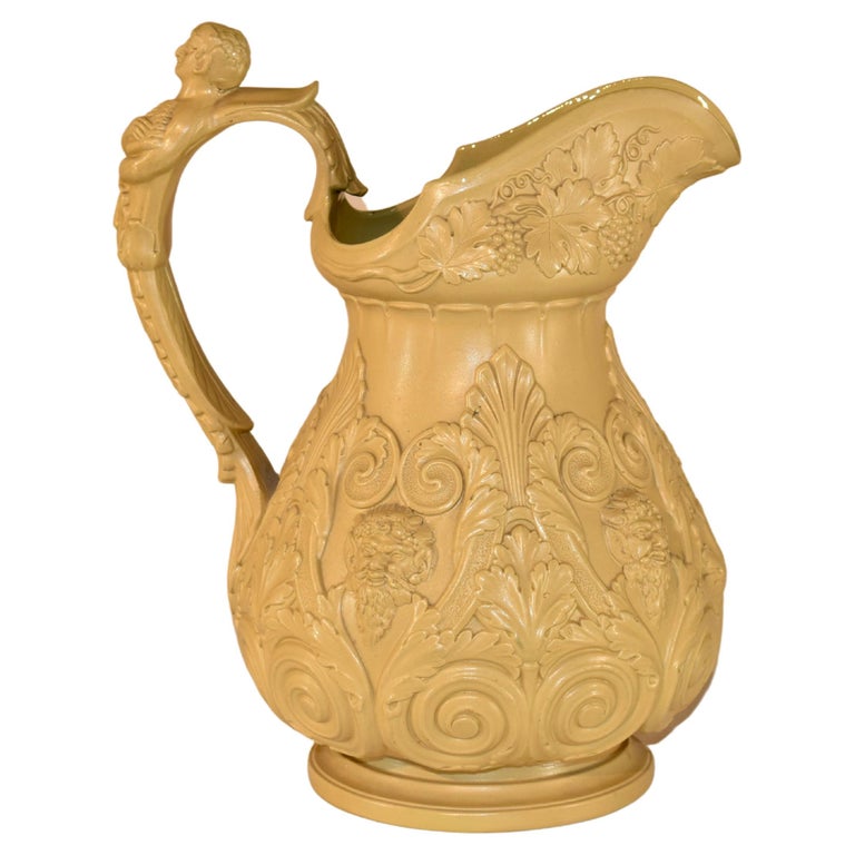 19th Century Ridgway Drabware Jug For Sale at 1stDibs