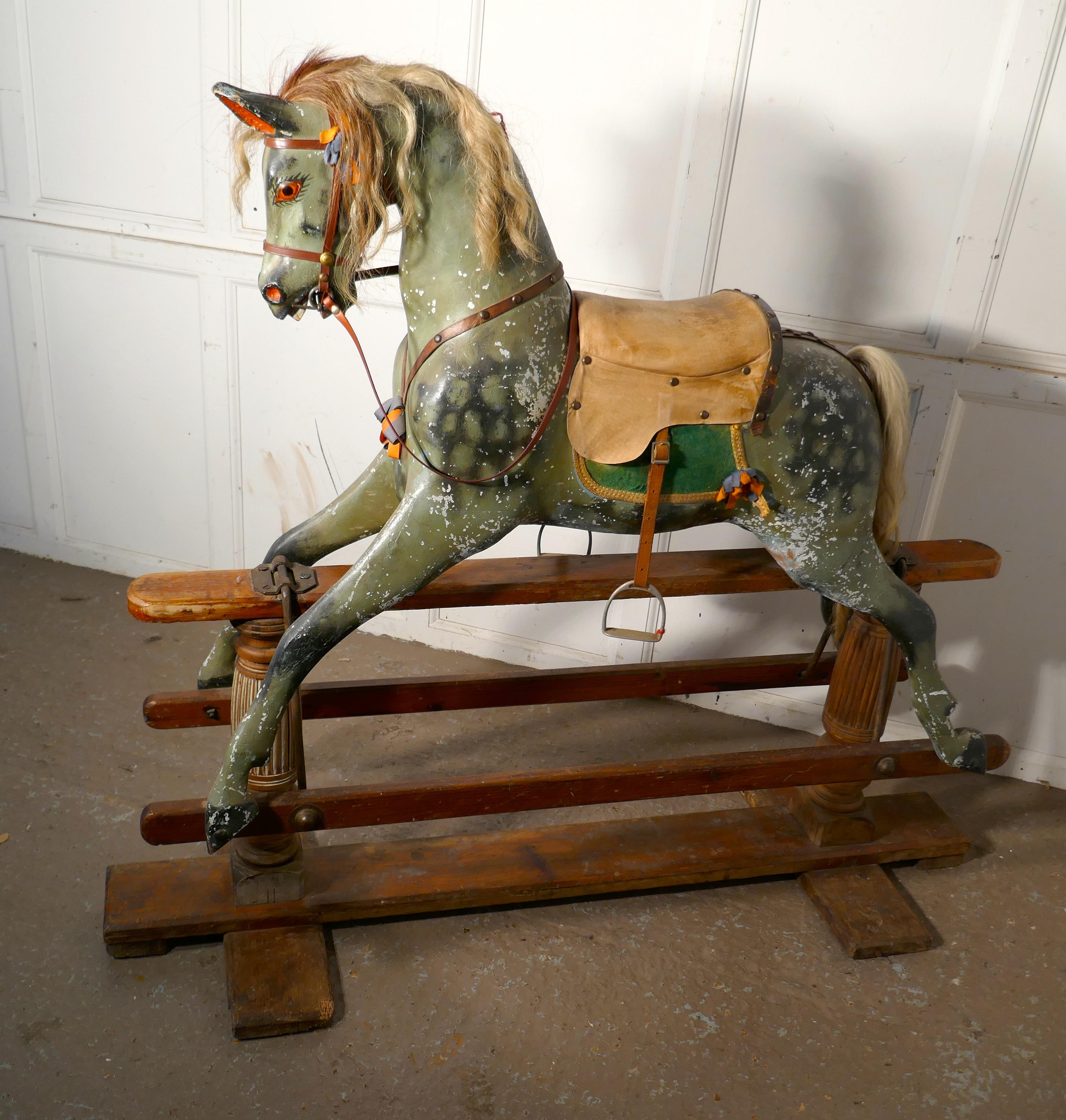 19th Century Rocking Horse at 1stDibs