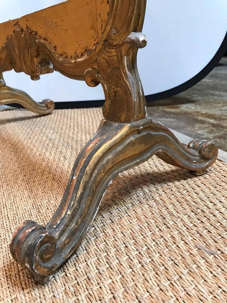 19th Century Rococo Gilt Firescreen For Sale at 1stDibs