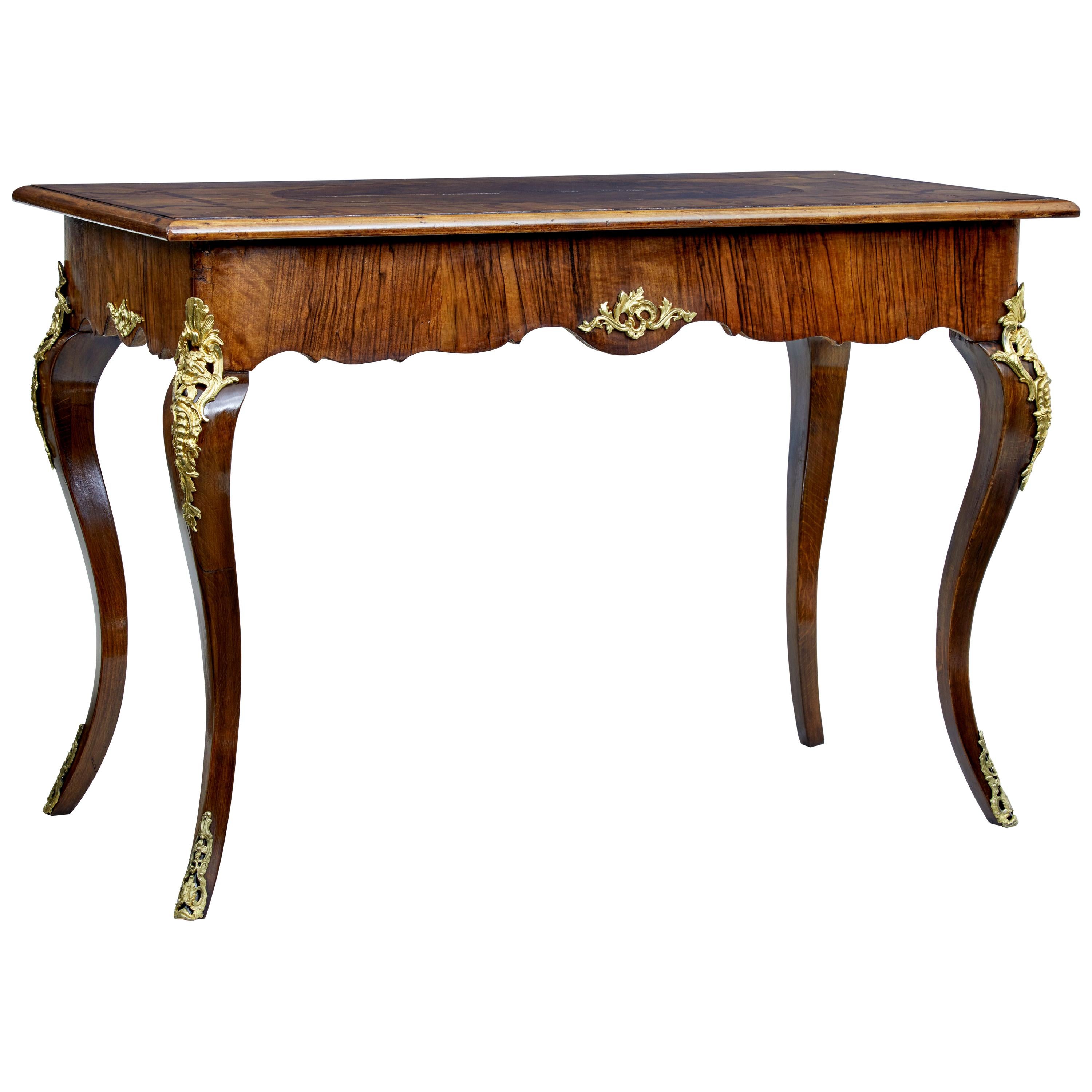 19th Century French Walnut Rococo Grand Buffet De Corps Vitrine at 1stDibs