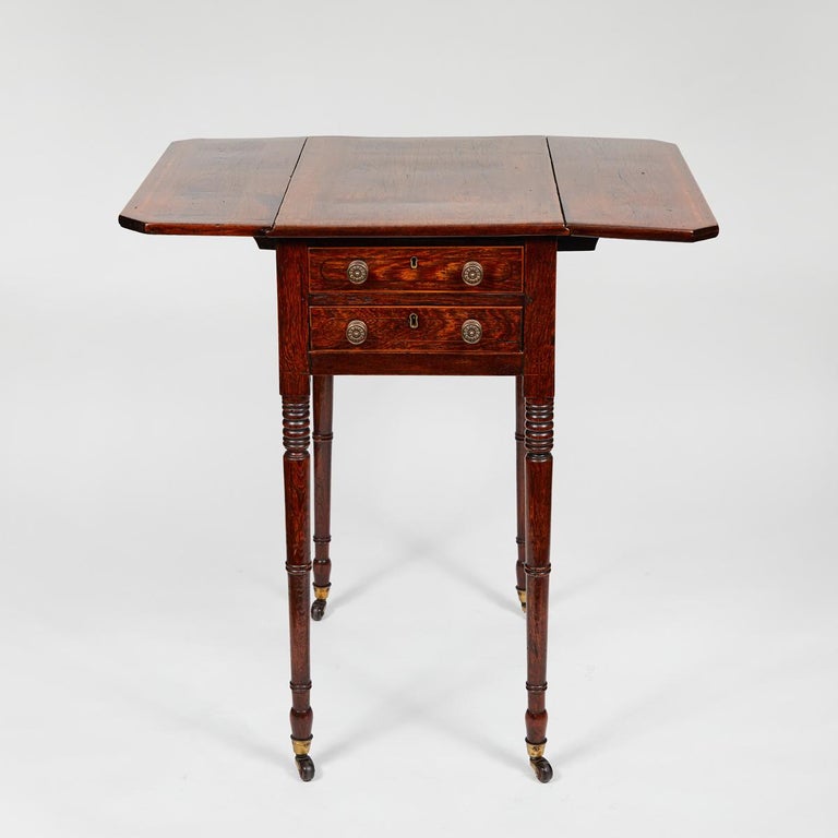 19th Century Rosewood Drop-Leaf Side Table at 1stDibs