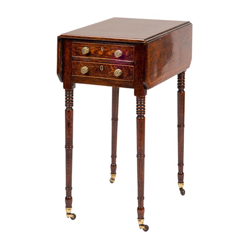 Awesome Petite Vintage American Drop-Leaf Side or End Table at 1stdibs