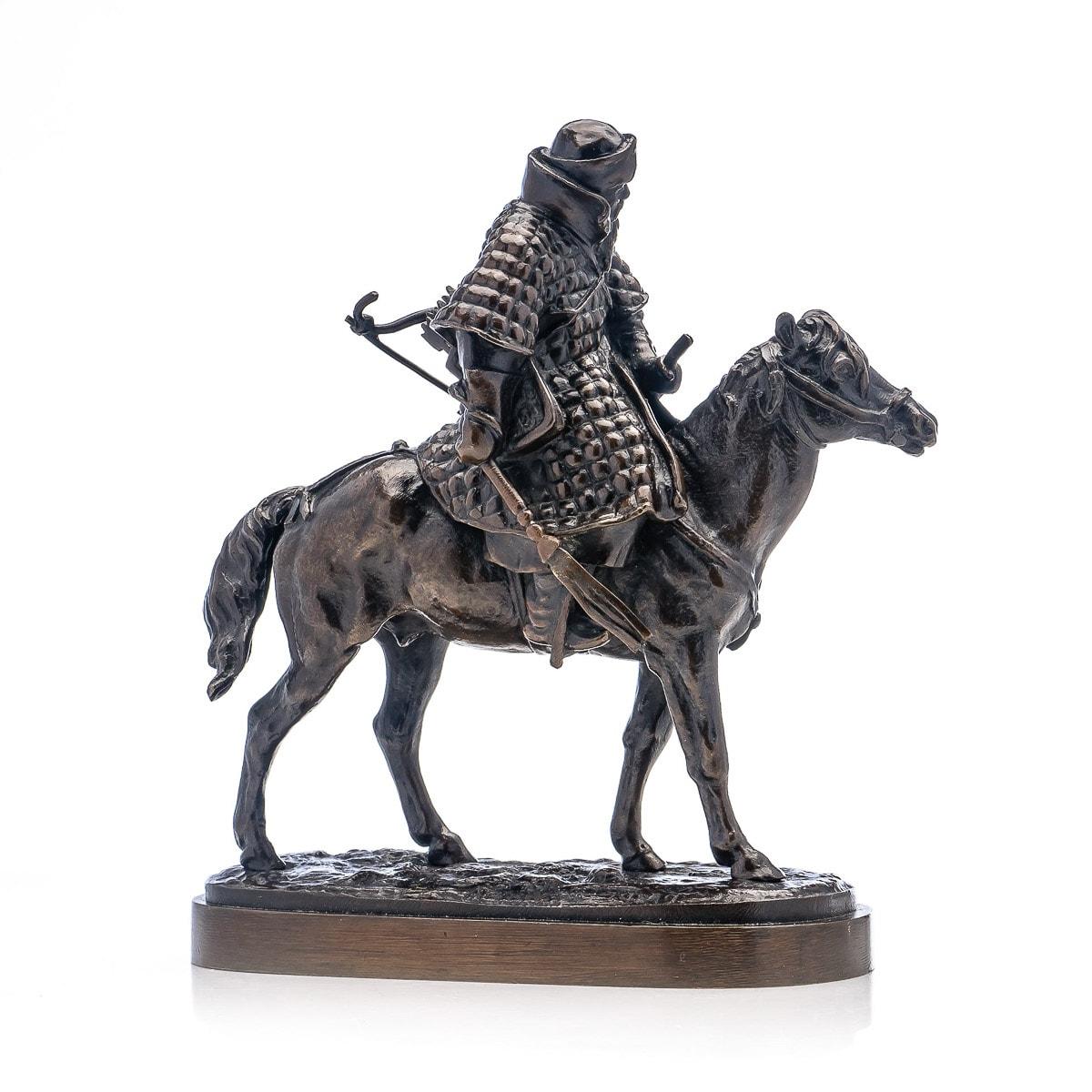 19th Century Russian Bronze 'the Messenger', Evgeniy Lanceray, circa ...