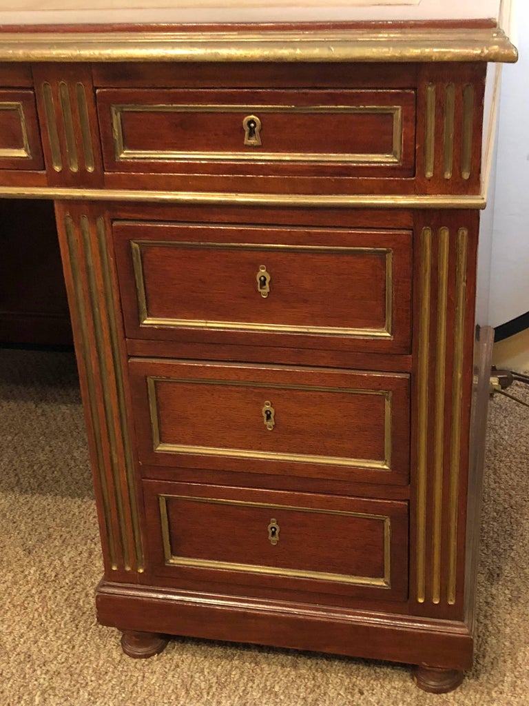 19th Century Russian Neoclassical Desk with a Leather Top at 1stDibs ...