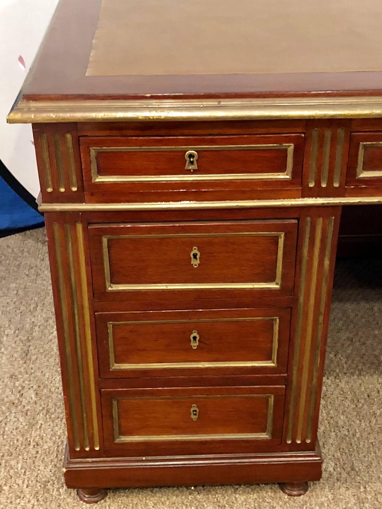 19th Century Russian Neoclassical Desk with a Leather Top at 1stDibs ...