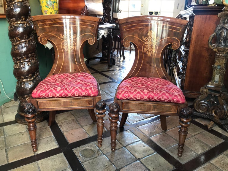 19th Century Russian Officer Chairs for a Desk Side Chair Hallway ...
