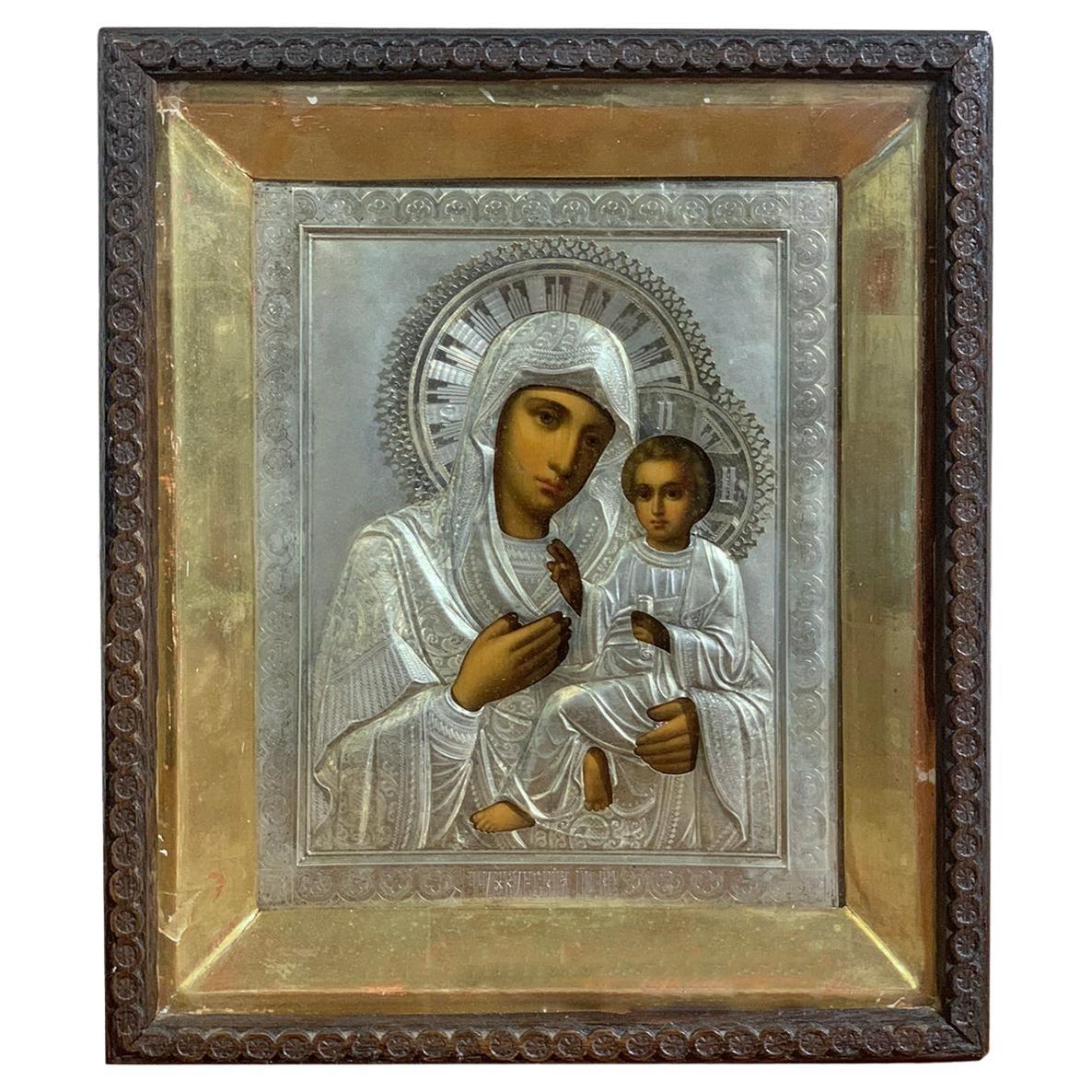 Art Nouveau Russian Icon of St. Nicholas For Sale at 1stDibs | japanese orthodox icons