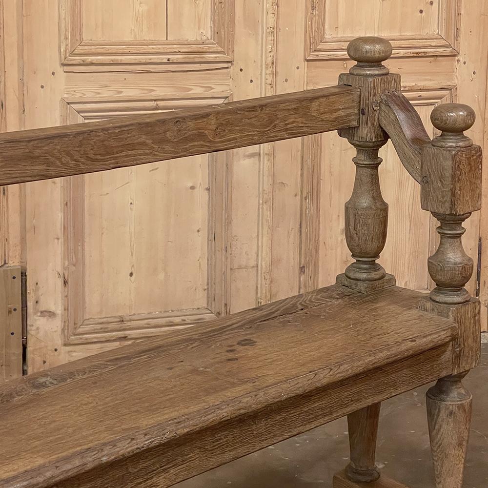 19th Century Rustic Country French Bench, Pew For Sale at 1stDibs