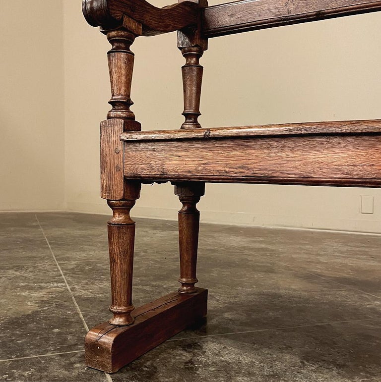 19th Century Rustic Country French Bench ~ Pew For Sale at 1stDibs
