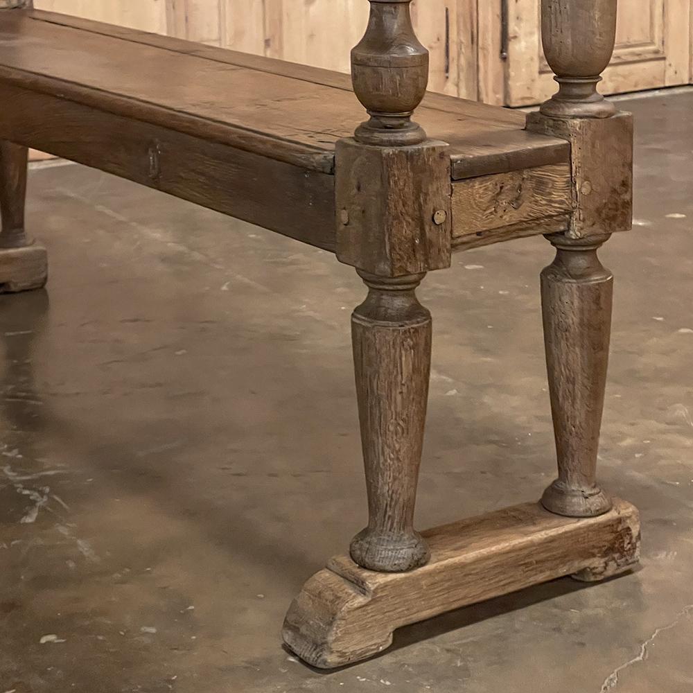 19th Century Rustic Country French Bench ~ Pew For Sale at 1stDibs