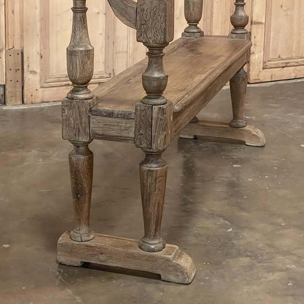 19th Century Rustic Country French Bench, Pew For Sale at 1stDibs