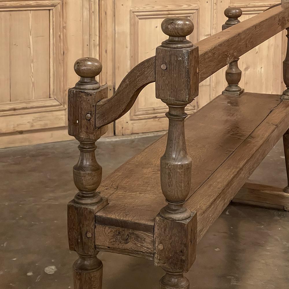 19th Century Rustic Country French Bench ~ Pew For Sale at 1stDibs