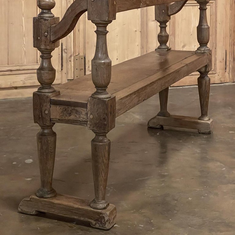 19th Century Rustic Country French Bench ~ Pew For Sale at 1stDibs