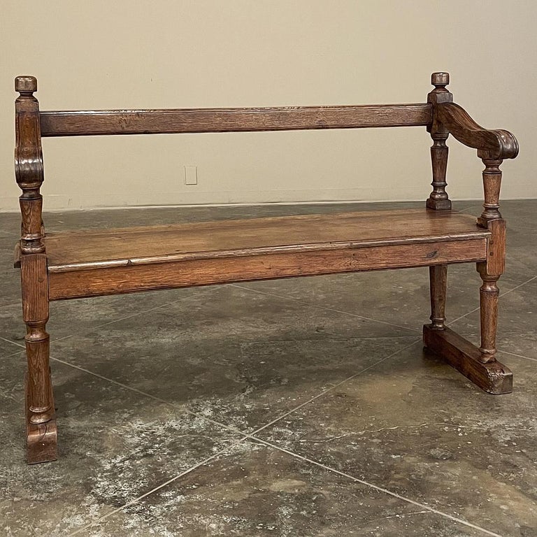 19th Century Rustic Country French Bench ~ Pew For Sale at 1stDibs