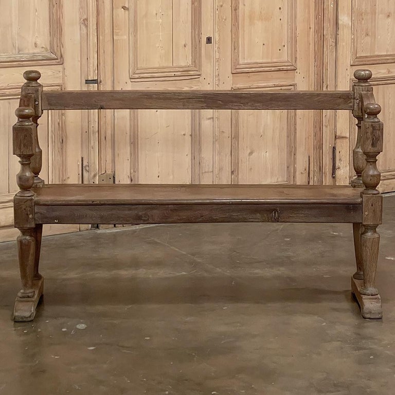 19th Century Rustic Country French Bench ~ Pew For Sale at 1stDibs