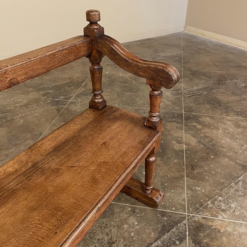 19th Century Rustic Country French Bench ~ Pew For Sale at 1stDibs