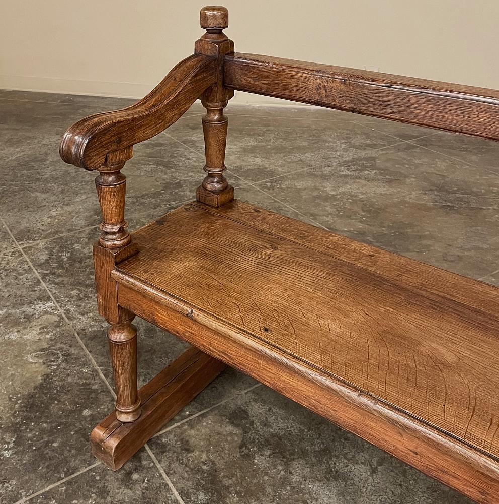 19th Century Rustic Country French Bench ~ Pew For Sale at 1stDibs