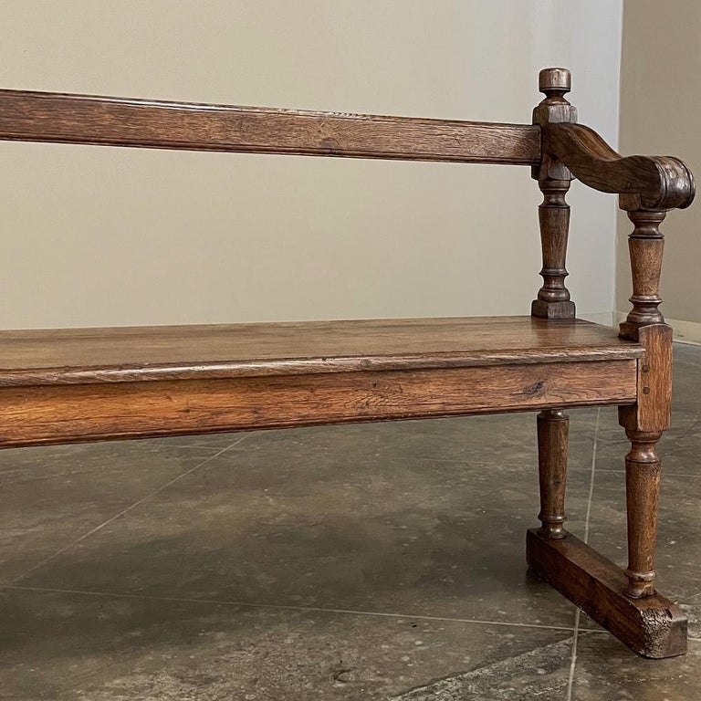 19th Century Rustic Country French Bench ~ Pew For Sale at 1stDibs