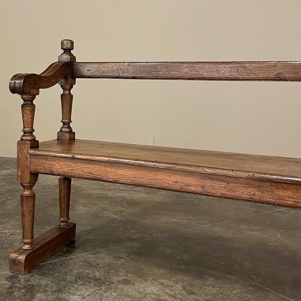 19th Century Rustic Country French Bench ~ Pew For Sale at 1stDibs