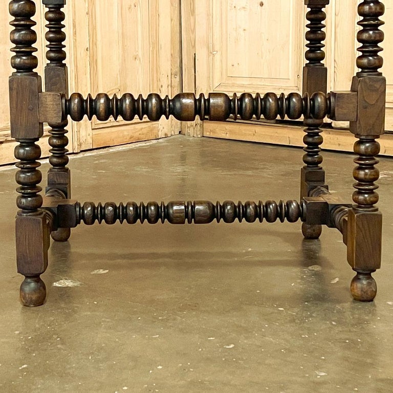 19th Century Rustic Jacobean End Table For Sale at 1stDibs