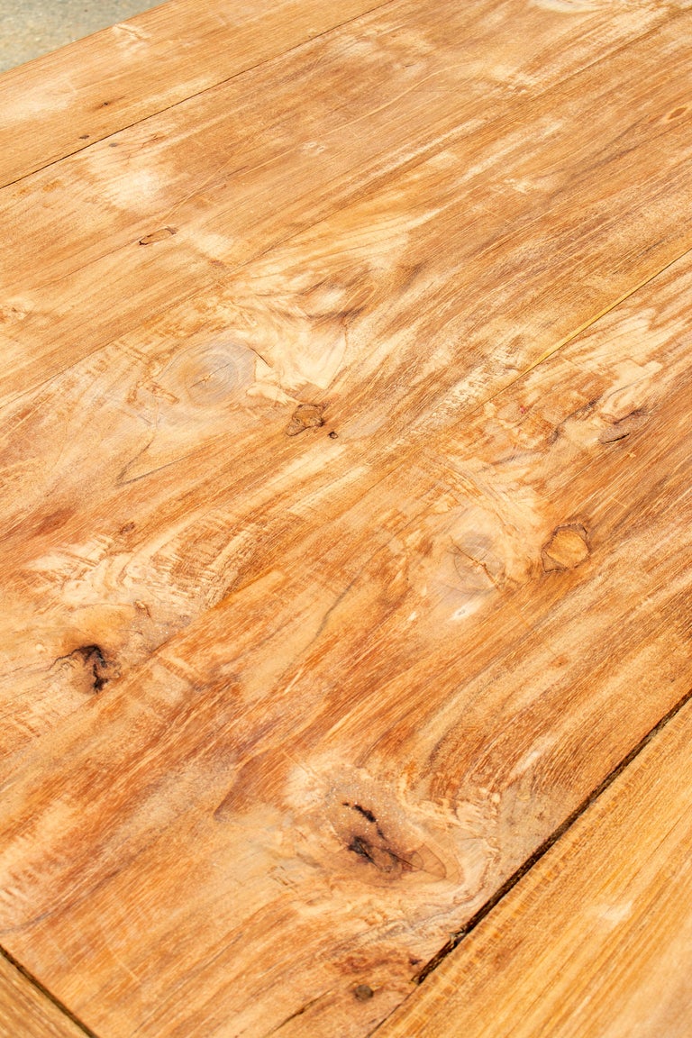 19th Century Rustic Spanish Parquet Dining Table For Sale at 1stDibs