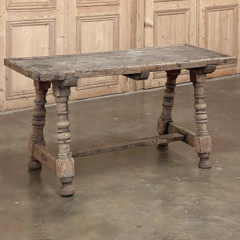 19th Century Rustic Spanish Sofa Table ~ Console For Sale at 1stDibs