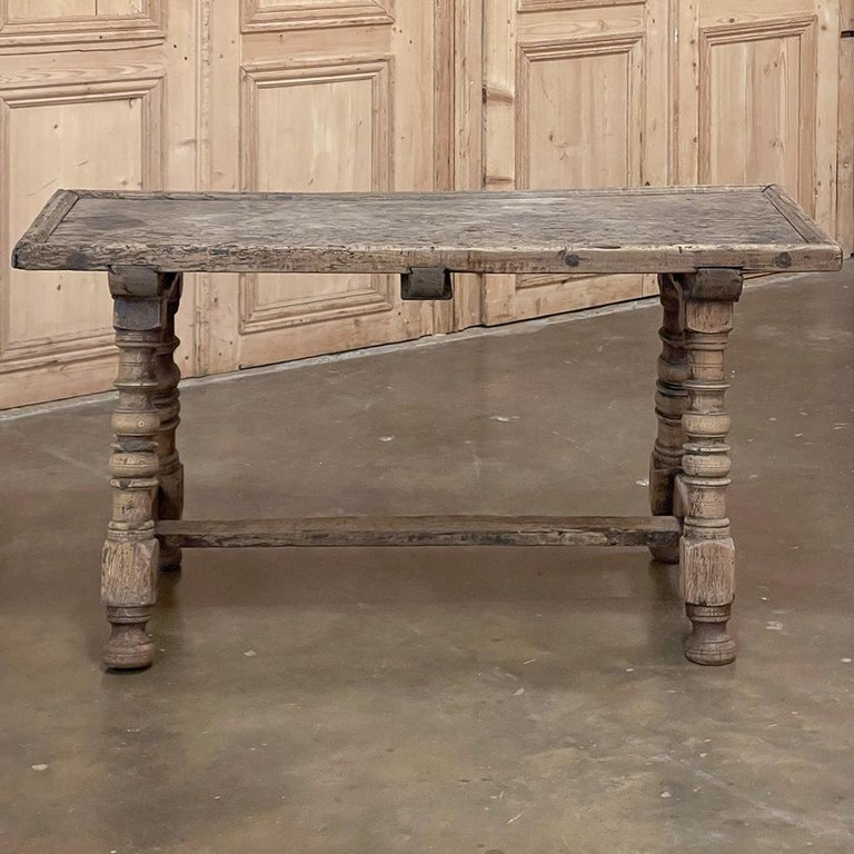 19th Century Rustic Spanish Sofa Table ~ Console For Sale at 1stDibs