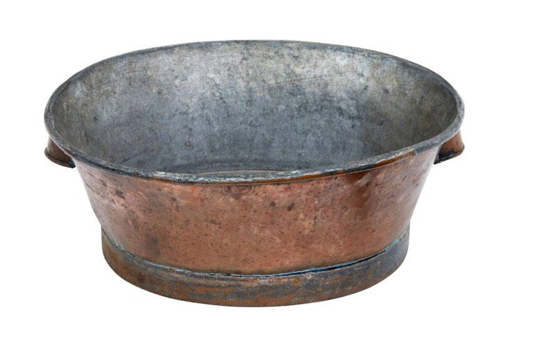19th Century Rustic Swedish Copper Cooking Vessel at 1stDibs