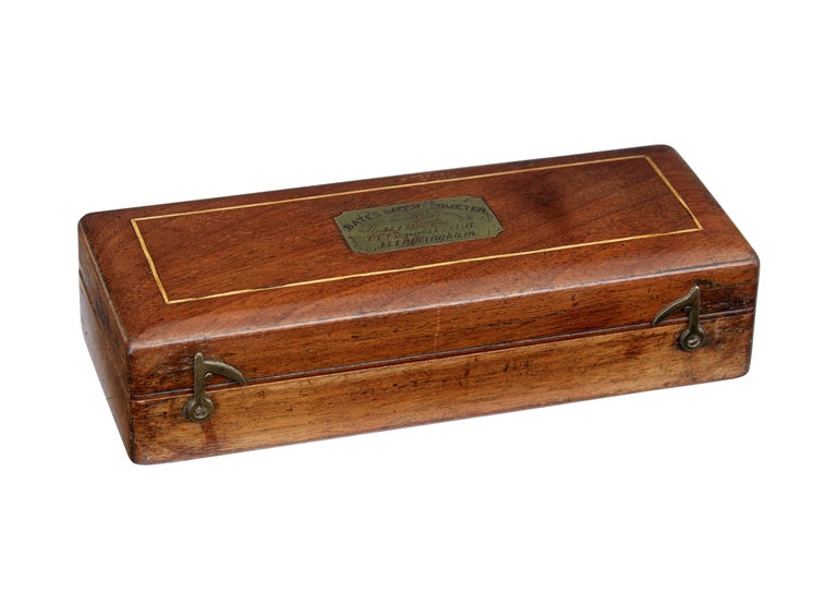 19th Century Saccharometer Mahogany Set by Bate's at 1stDibs