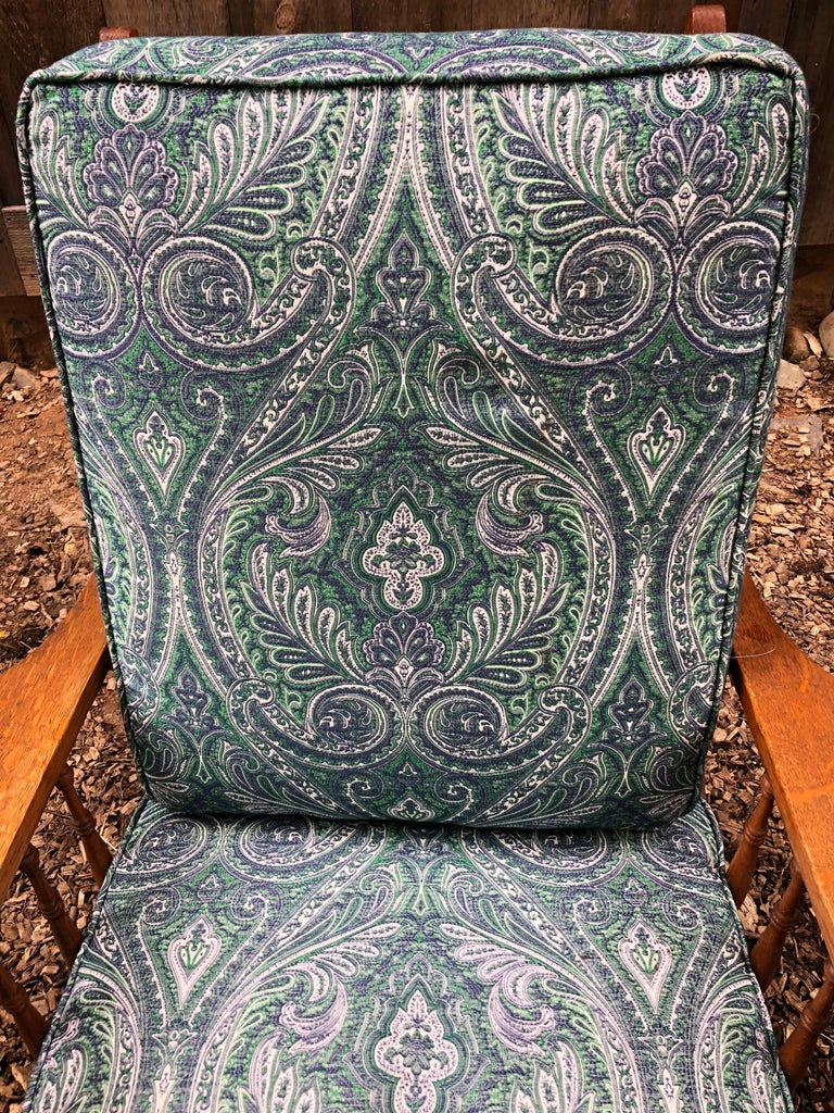 19th Century S.A.Cook Reclining Morris Chair with Griffins at 1stDibs