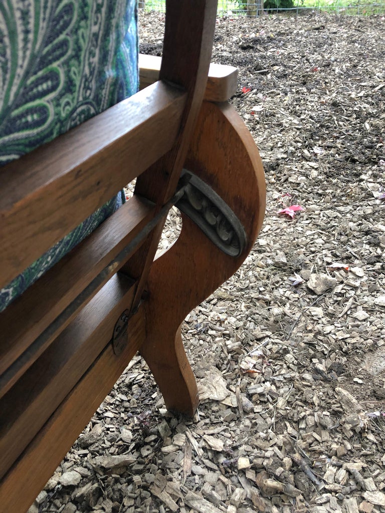 19th Century S.A.Cook Reclining Morris Chair with Griffins at 1stDibs ...