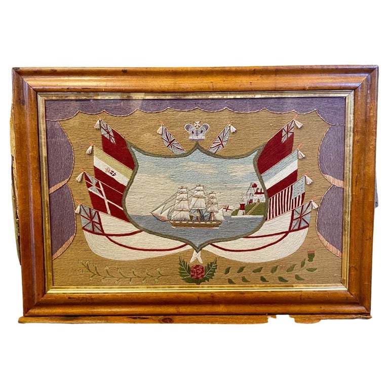 19th Century Sailor's Folk Art Woolie, circa 1870 at 1stDibs