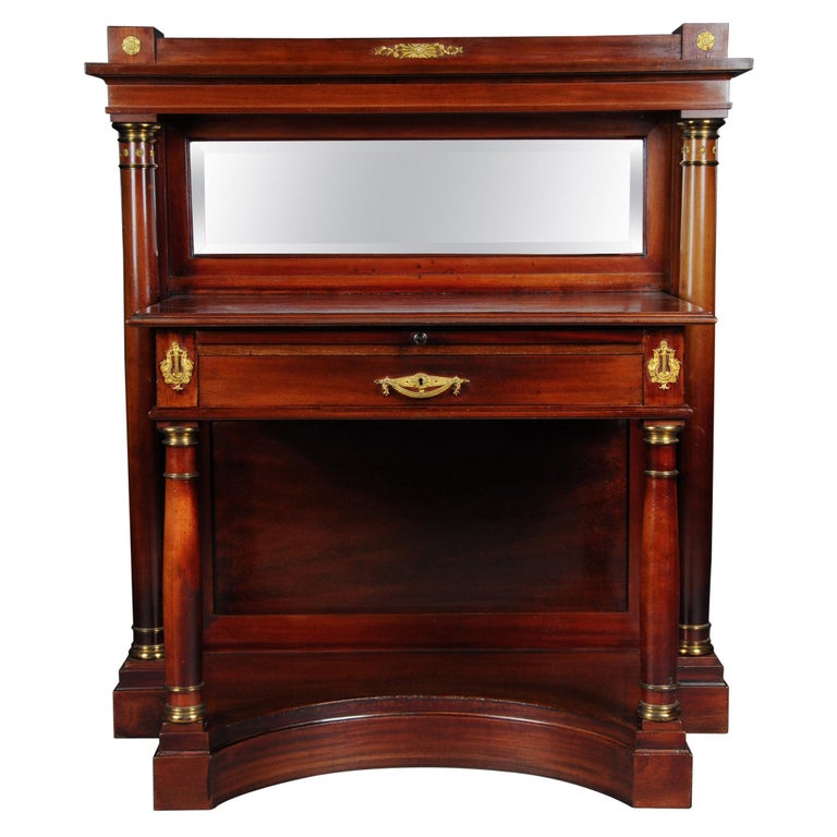 19th Century Salon Empire Writing Desk, 1890 For Sale at 1stDibs