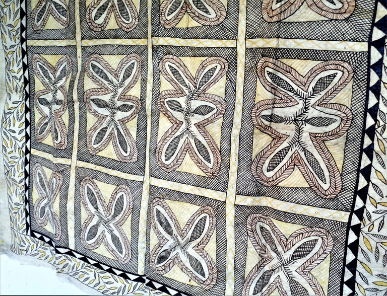 19th Century Samoan Tapa Cloth at 1stDibs