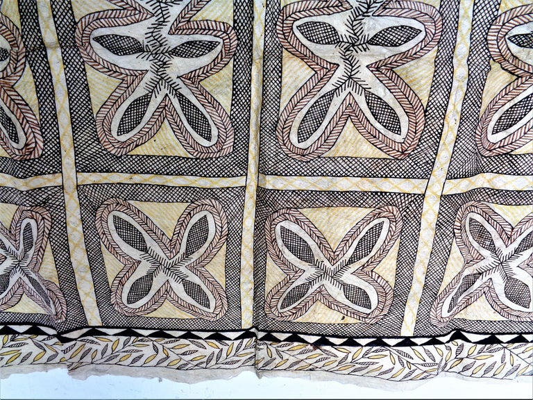 19th Century Samoan Tapa Cloth at 1stDibs