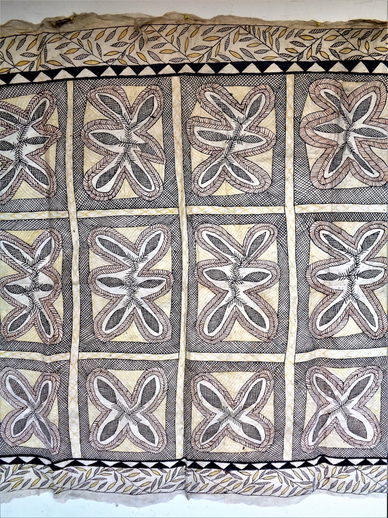 19th Century Samoan Tapa Cloth at 1stDibs
