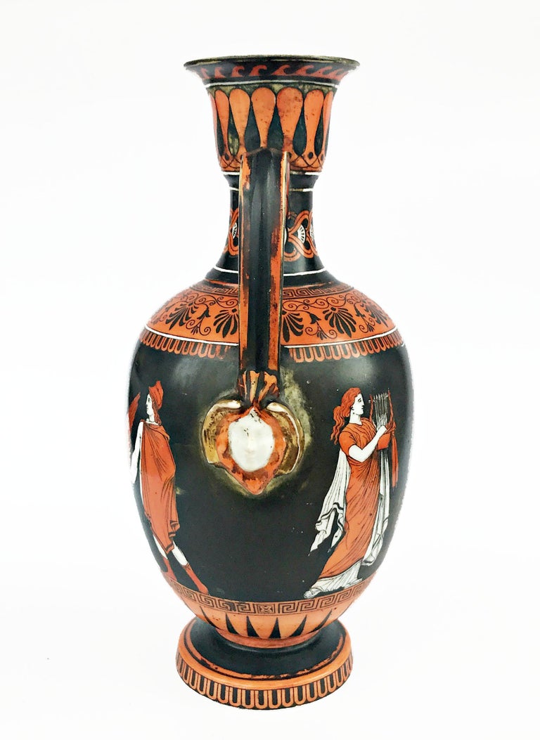 19th Century Samuel Alcock Neoclassical Porcelain Ewer Etruscan For ...