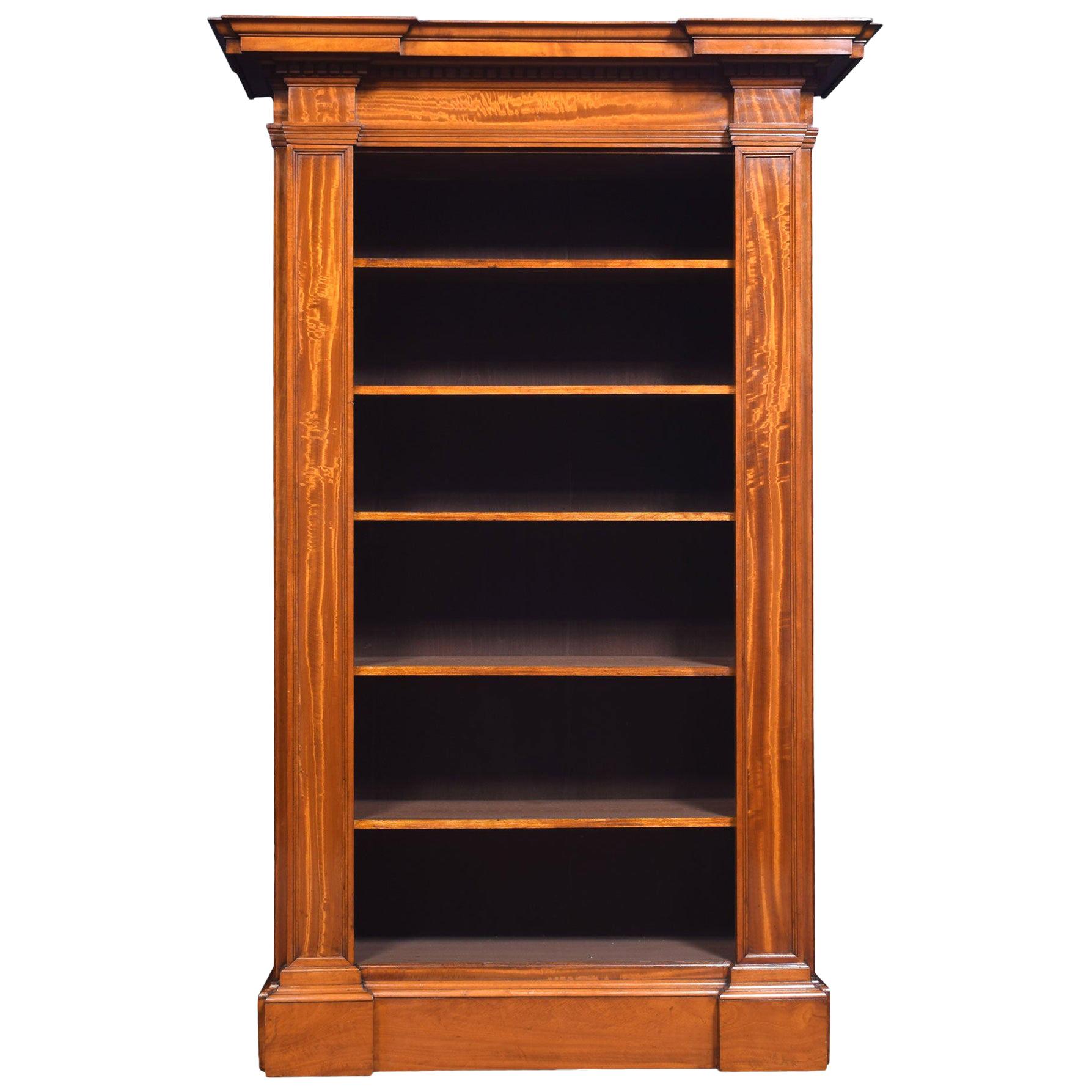 19th Century Style Painted Open Bookcase For Sale at 1stDibs